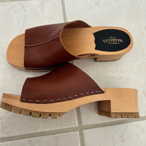 Swedish Hasbeens | Shoes | Swedish Hasbeens Size 39 Brown Leather ...